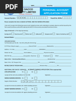 Mobile Banking Form | PDF