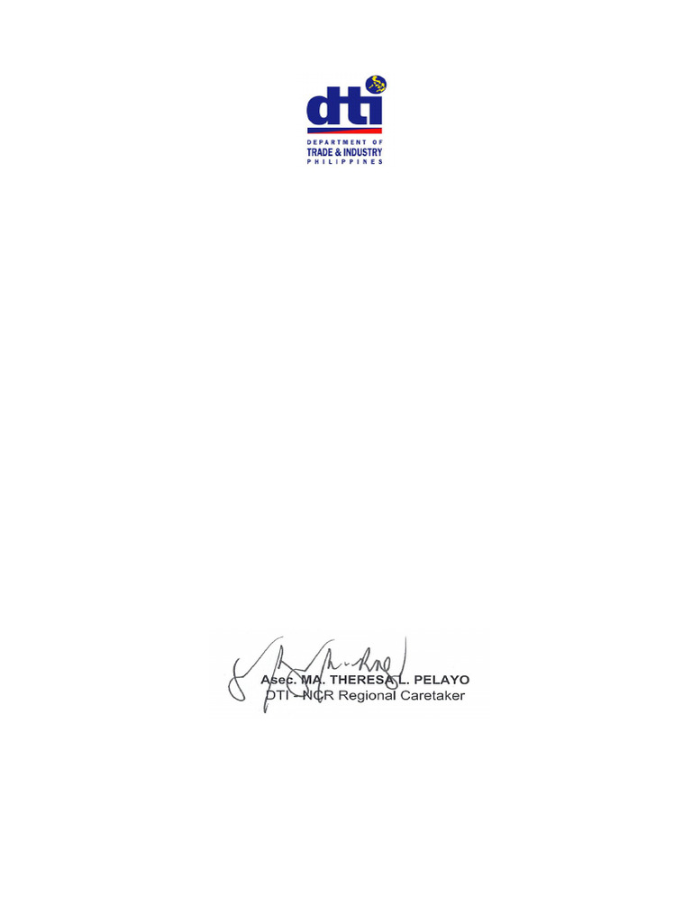 DTI Certificate | PDF