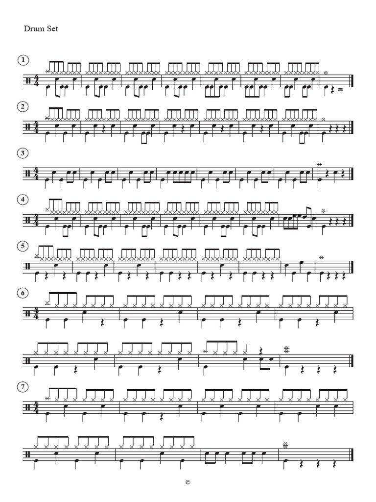 Piccola Banda - Drum Set | PDF