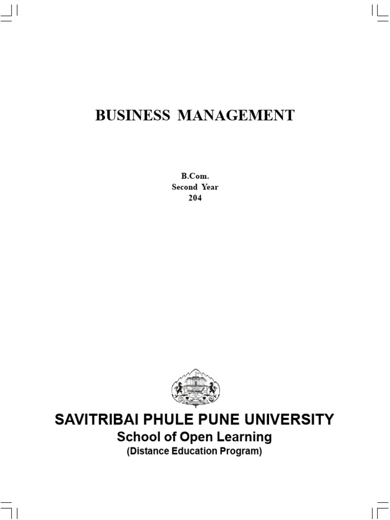 Sy Bcom 204 - Business Management | PDF | Science | Experiment