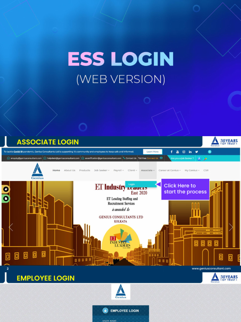 Ess New Presentation2131.313 | PDF | Mobile App | Login
