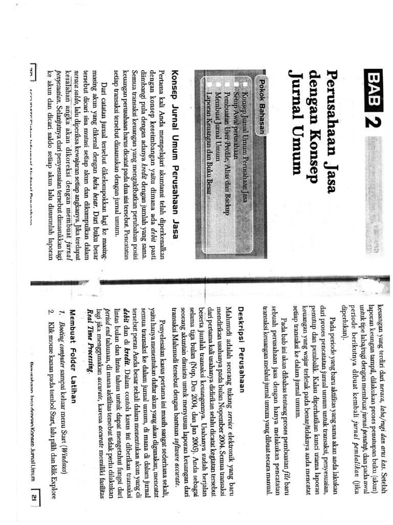 Modul Asli Accurate BAB 1 | PDF