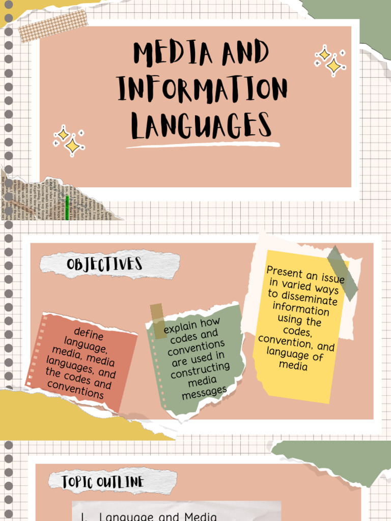 8 - Media and Information Languages | PDF | Framing (Social Sciences ...