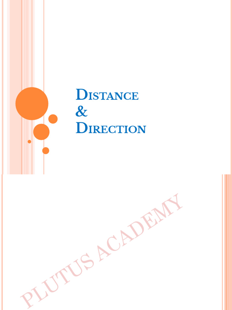 Class PPT of Distance and Direction | PDF | Shadow | Sun