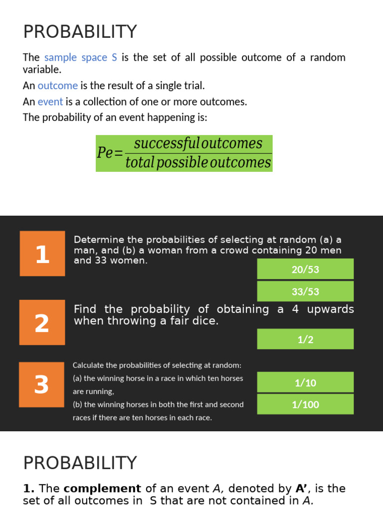 Eda Probability Extended | PDF | Probability | Odds