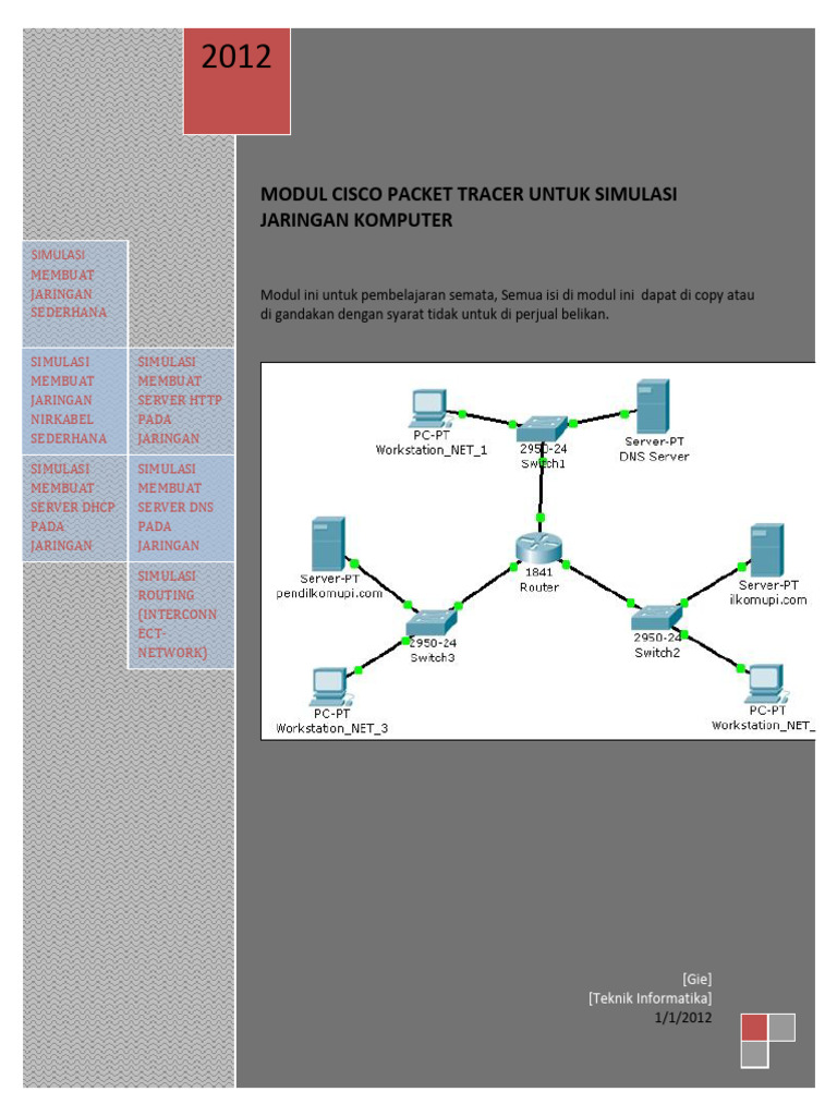 Modul-Cisco-Packet-Tracer Acespoint | PDF