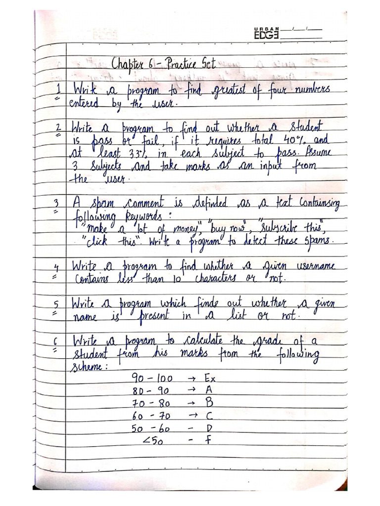 Chapter 6 - Practice Set | PDF