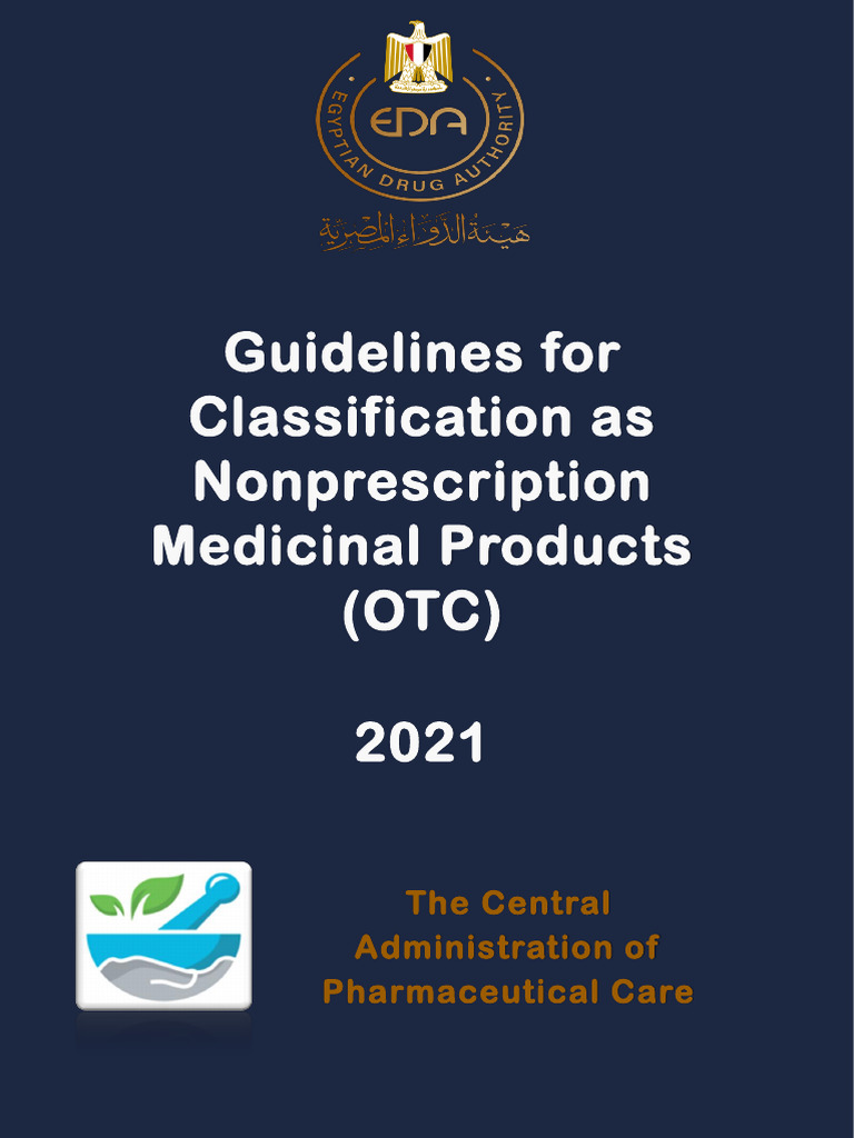 الدليل الأسترشادى لتصنيف المستحضرات الصيدلية | PDF | Over The Counter ...