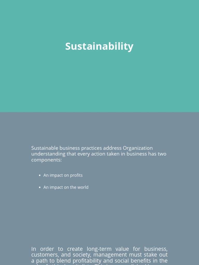 Sustainability 2024 | PDF | Sustainable Business | Sustainability