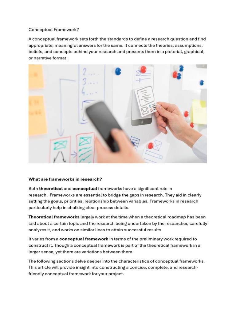 Conceptual Framework Pdf Theory In Vitro