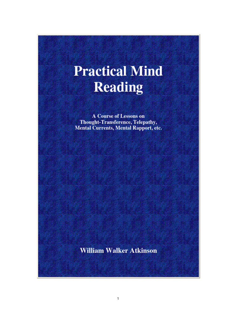 Practical Mind Reading | PDF | Telepathy | Mind