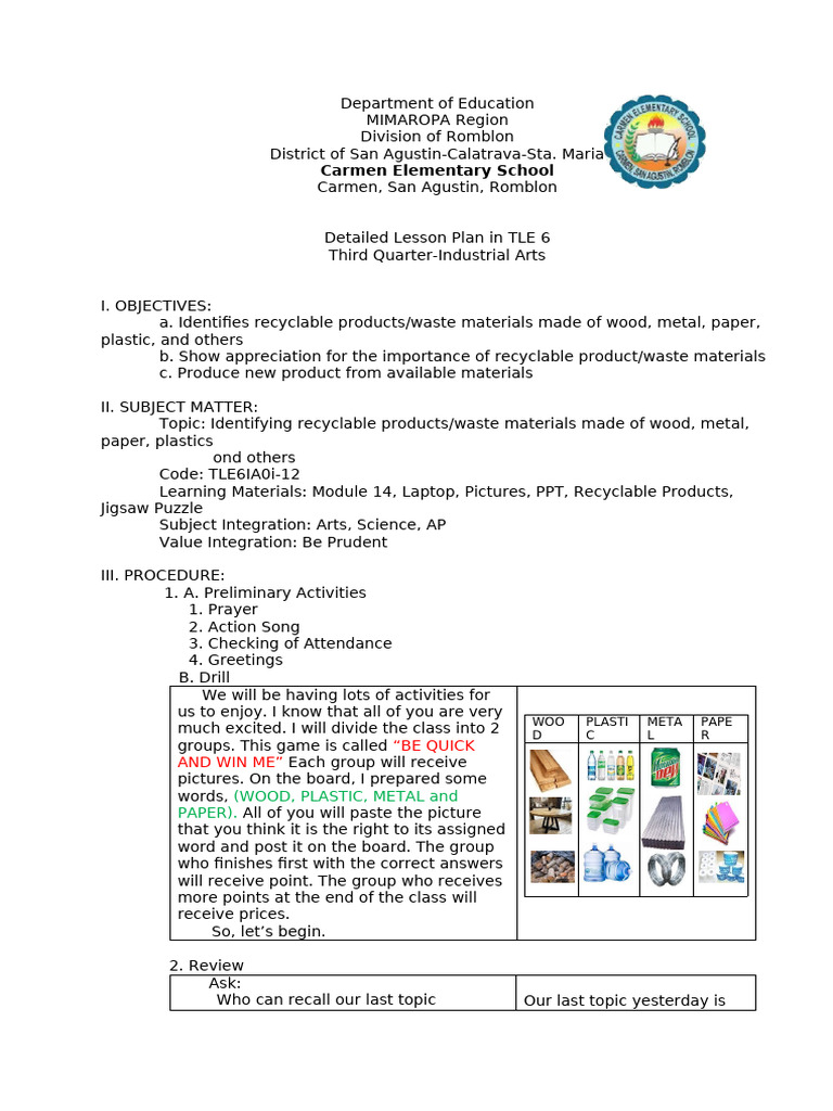 Understanding Waste Management in TLE | PDF | Recycling | Waste Management