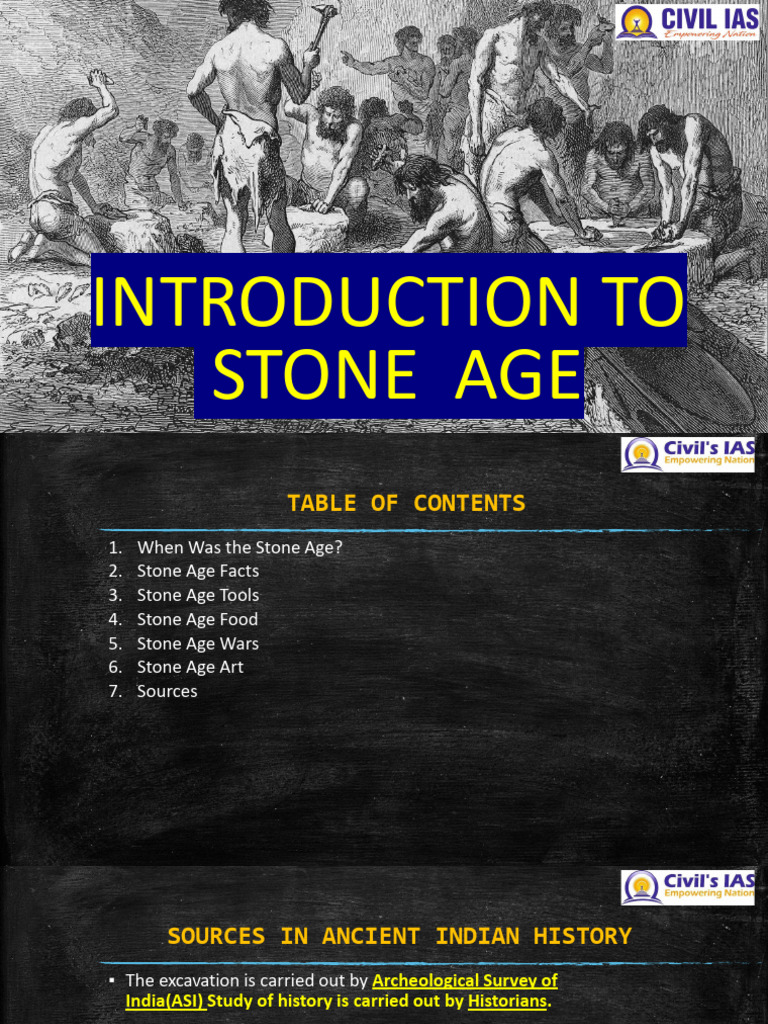 Overview of the Stone Age Periods | PDF | Paleolithic | Stone Age