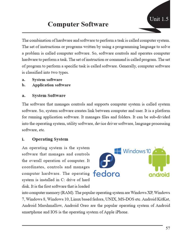 Computer Software | PDF | Operating System | Icon (Computing) Computer Software | PDF | Operating System | Icon (Computing)
