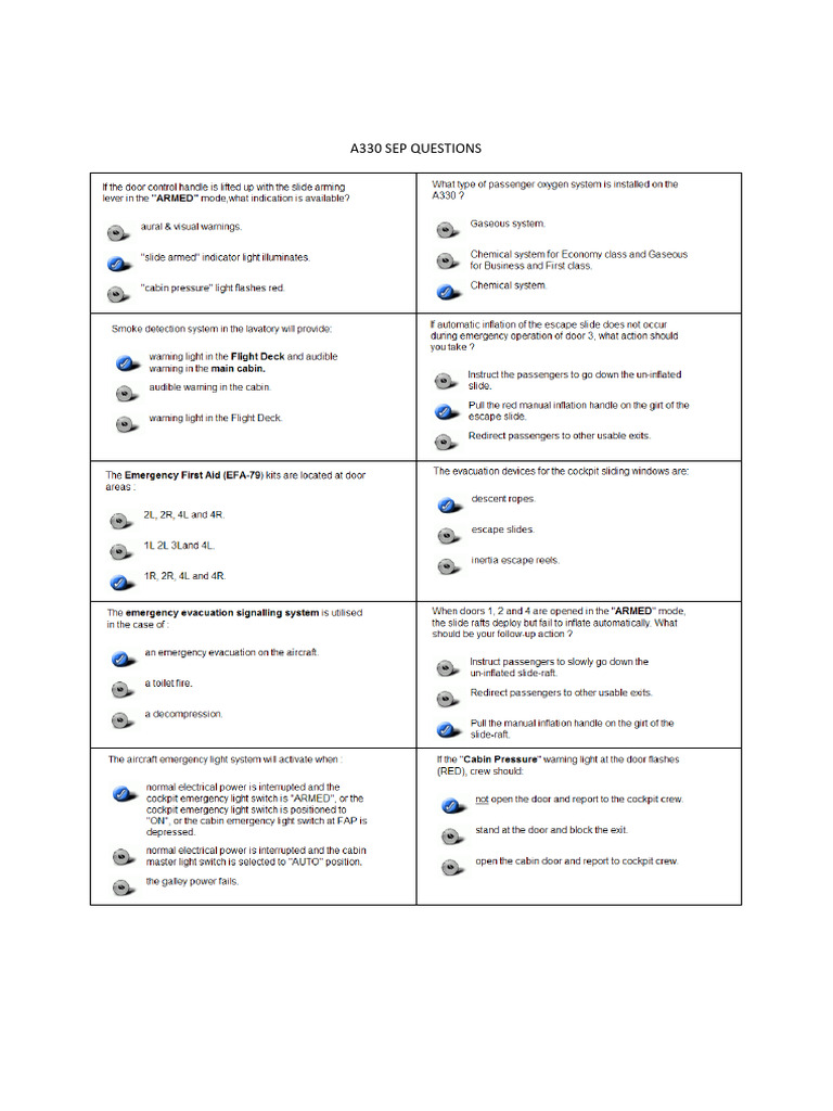 A330_SEP_Quiz_Qns | PDF