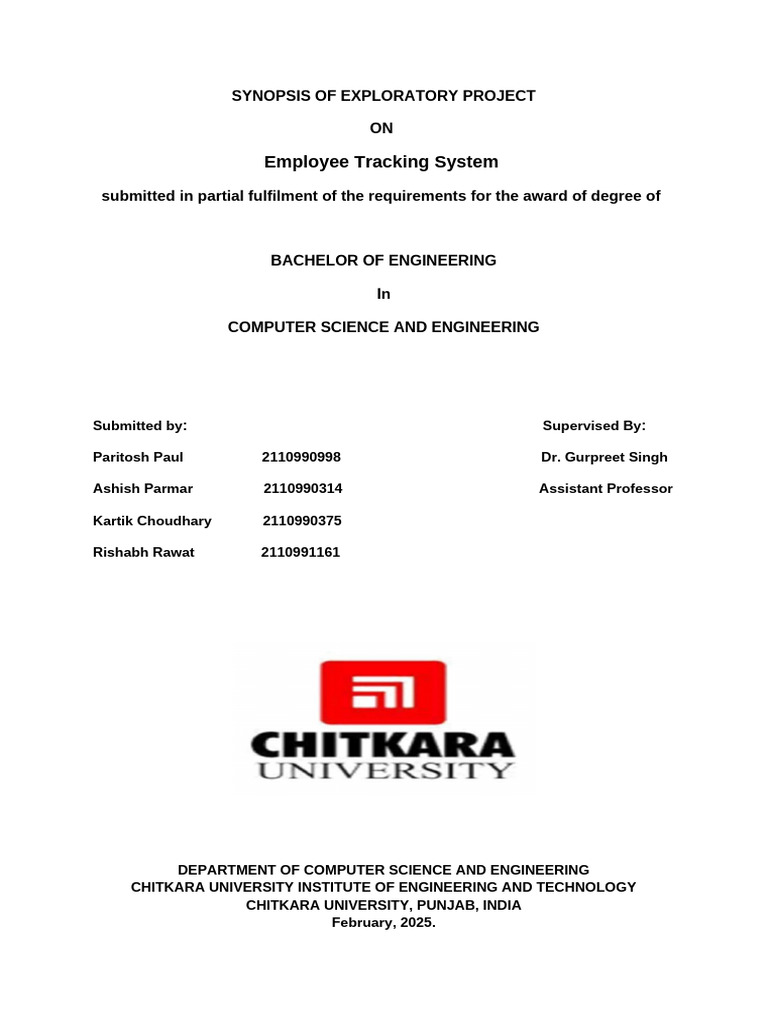 Synopsis 1 | PDF | Usability | Computing