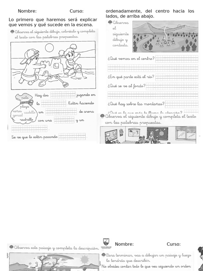 Descripcion de Lugares | PDF