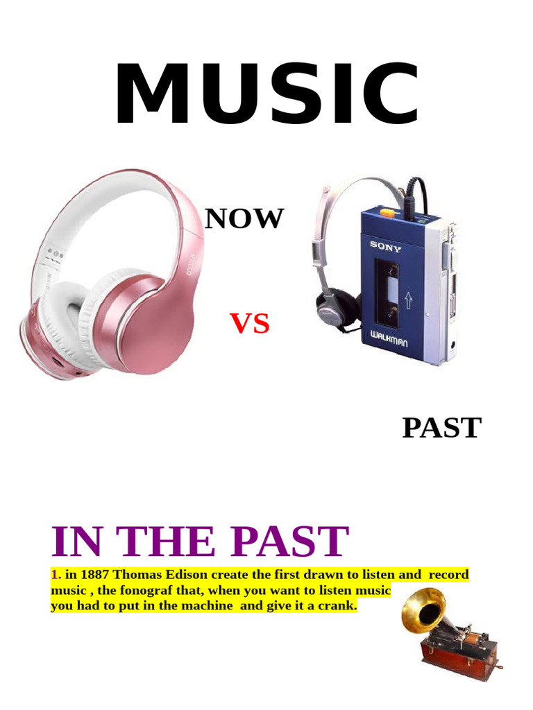 Musica de Antes Vs Ahora de Emma e Ines | PDF