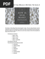 The Diagrams Below Show The Life Cycle of The Silkworm and The Stages ...