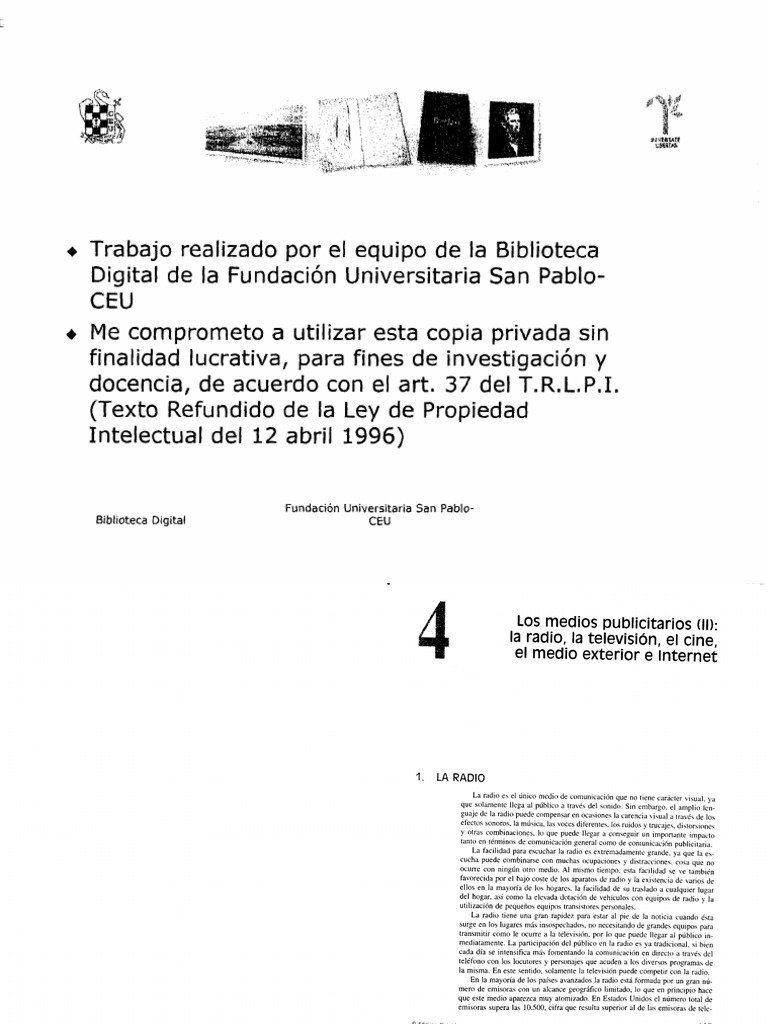 ?UTF-8?Q?Cap. IV - Los Medios Publicitarios (II) - La Radio, La Televis ...