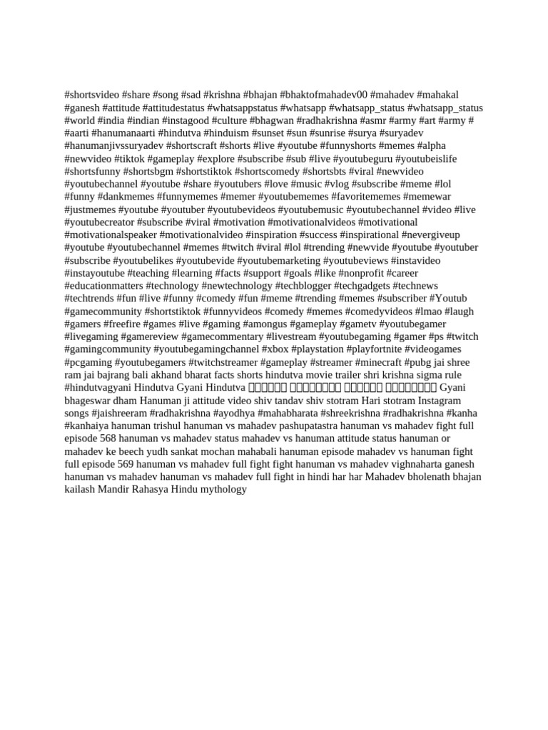 PPPPL | PDF | Hindu Mythology | Indian Religions