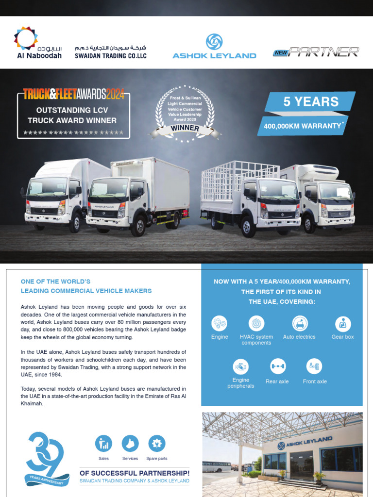 AL brochure_2025 | PDF | United Arab Emirates | Commercial Vehicles