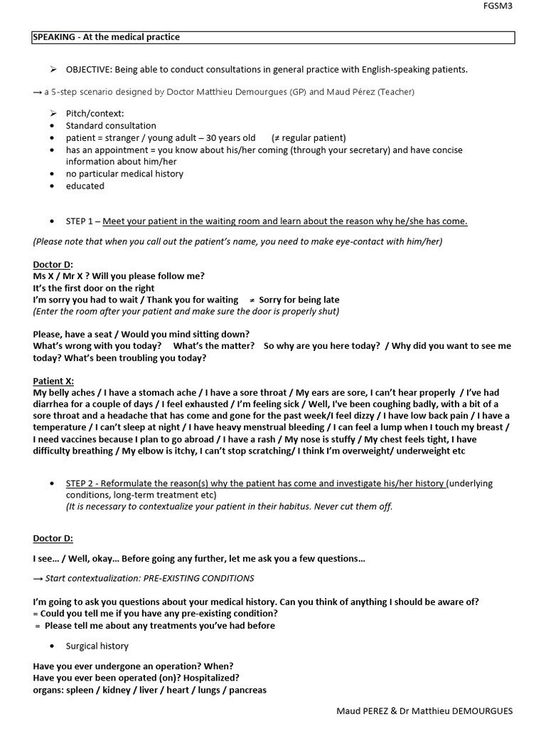 WS at The Surgery - Updated | PDF | Breathing | Cough