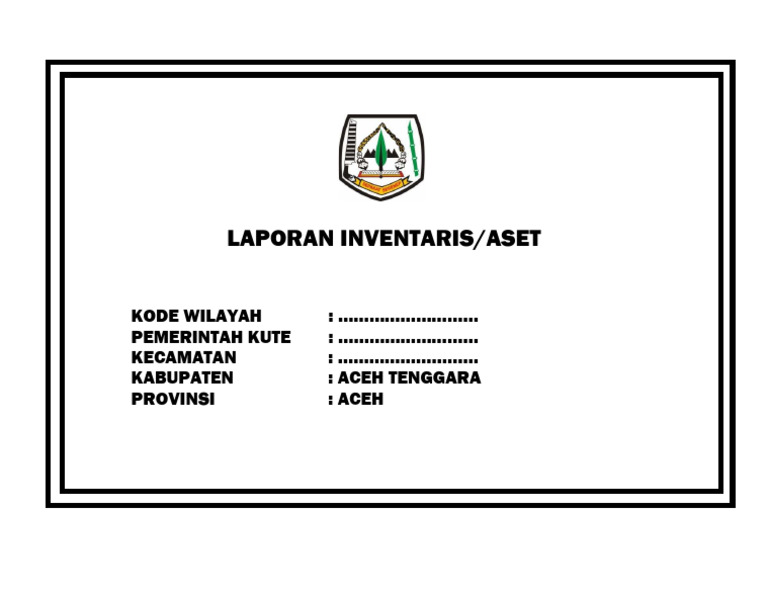 COVER LAPORAN ASET KUTE | PDF