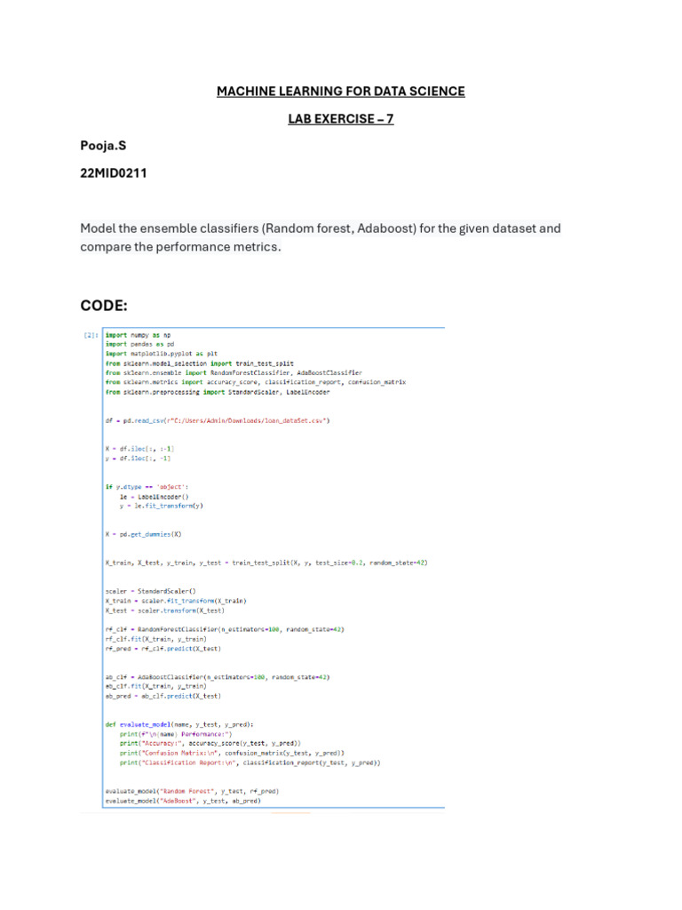 22mid0211 Exp7 | PDF