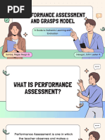 GRASPS Model for Performance Tasks | PDF | Learning | Teachers