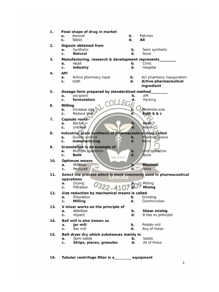 Pharmaceutics 2 | PDF