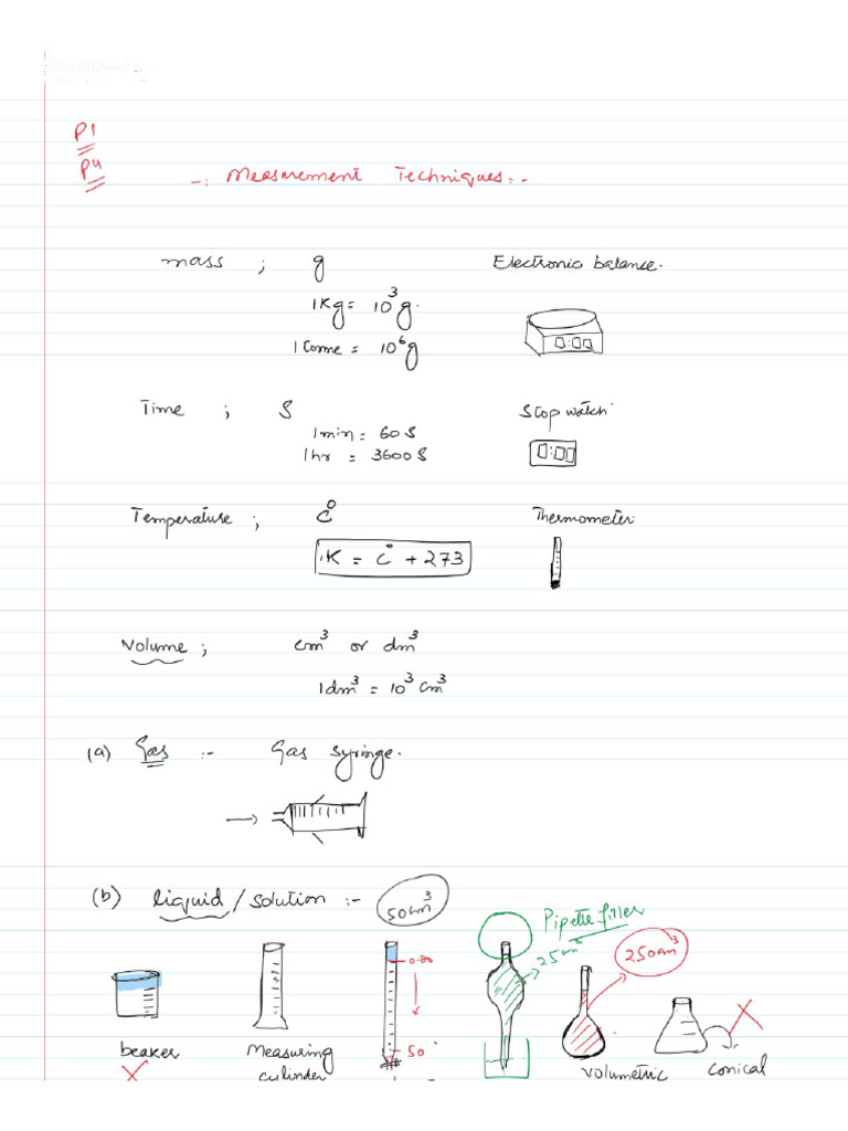 Measurement Techniques | PDF