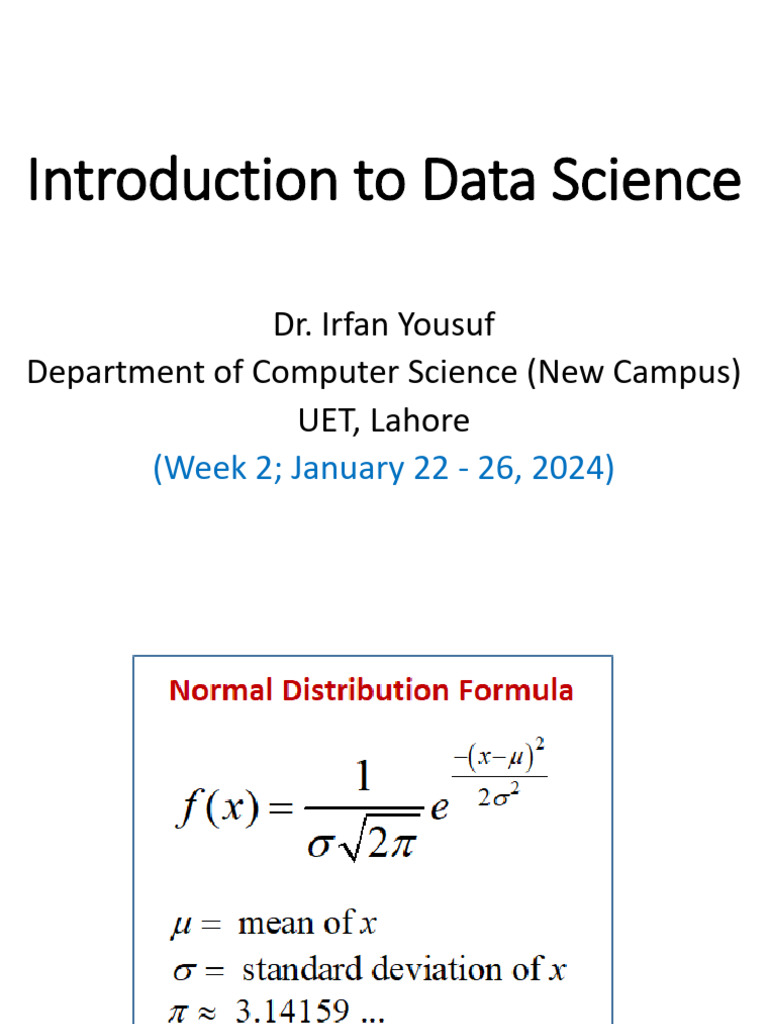 IDS Week 2 | PDF | Statistical Significance | Statistics