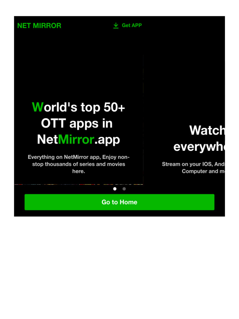NetMirror: Top OTT Apps Overview | PDF