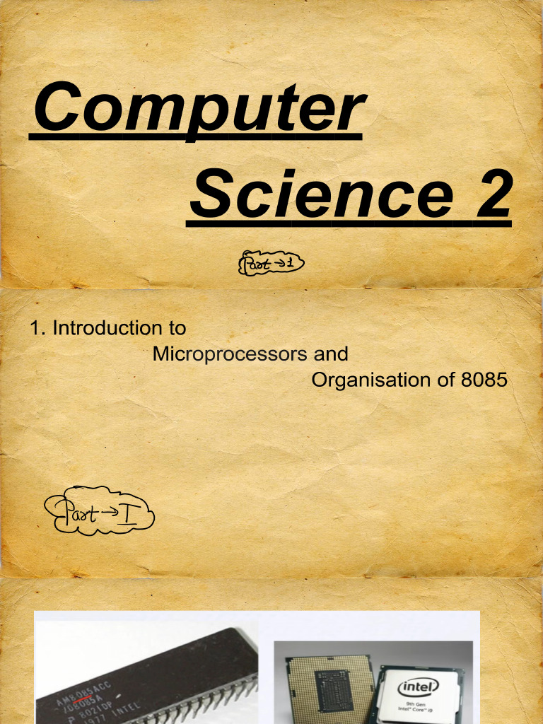 introduction to microprocessors and organisation of 8085 | PDF