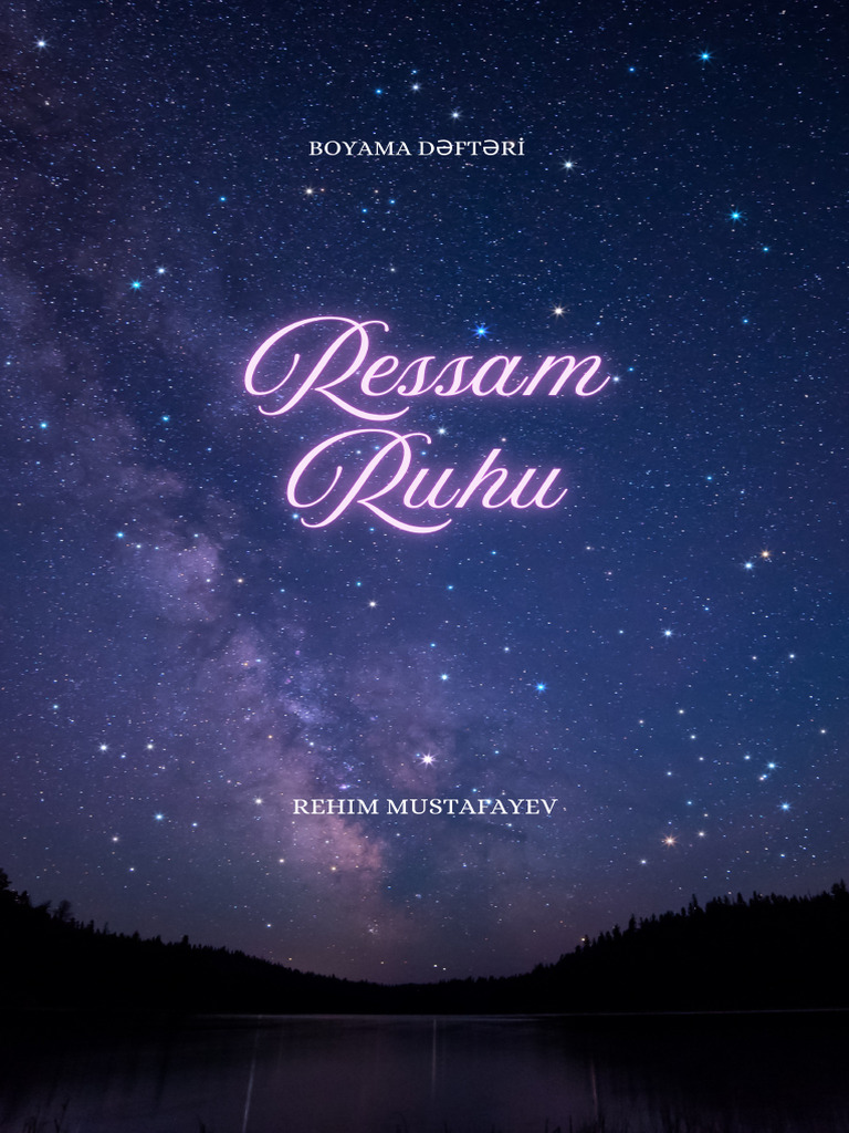 Starry Night Sky Book Cover | PDF