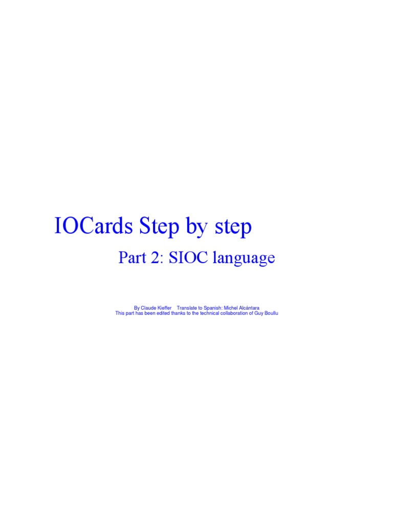 Tutorial SIOC English | PDF | Parameter (Computer Programming) | Subroutine
