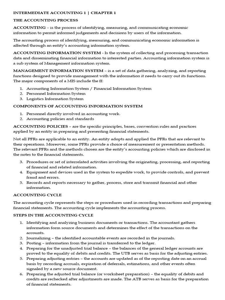 Understanding the Accounting Process | PDF | Debits And Credits ...