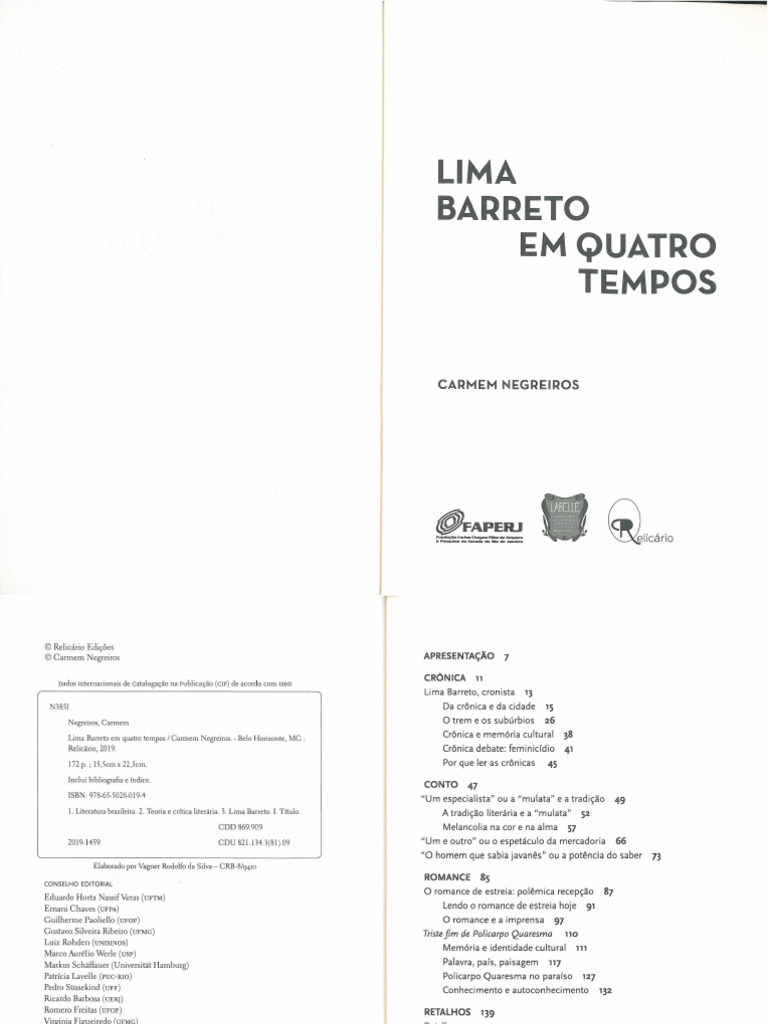 lima-barreto-em-quatro-tempos | PDF