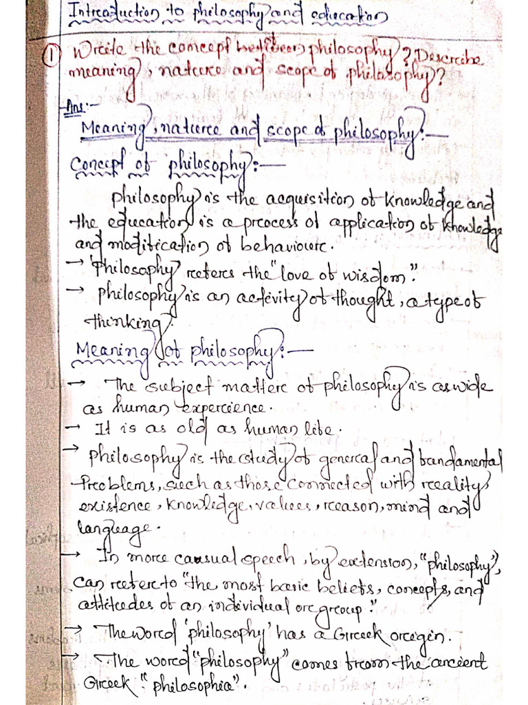 Unit 1 of Philosophy | PDF