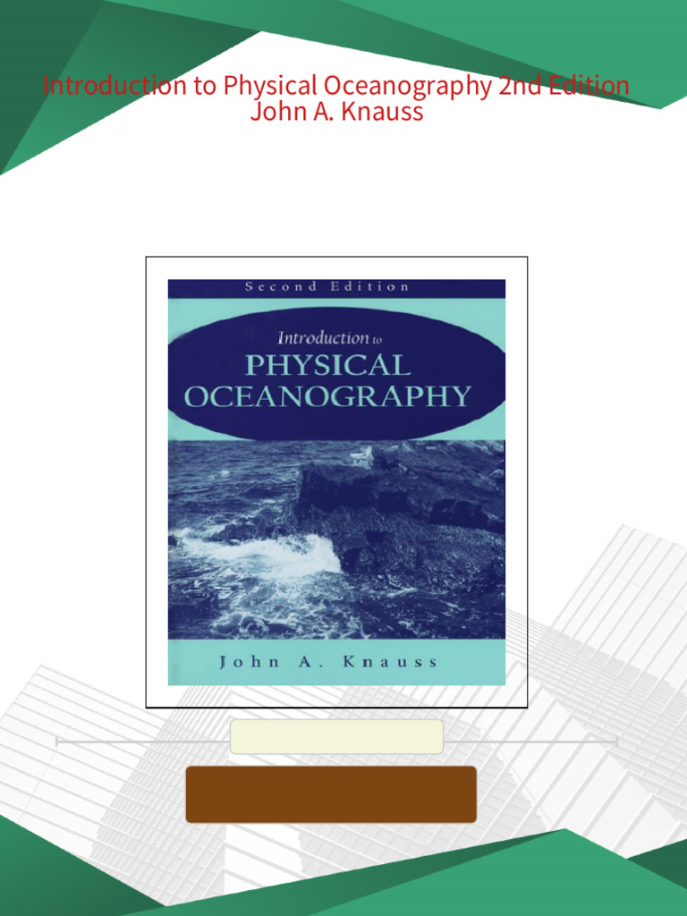 Physical Oceanography Textbook Pdf – WLVI