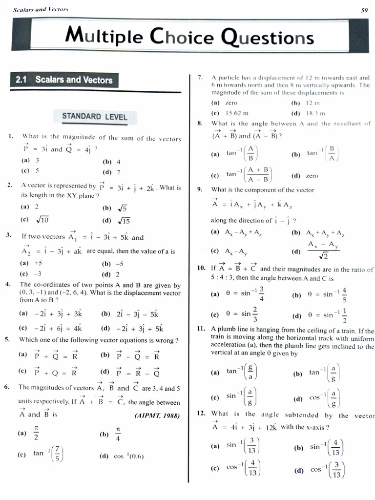 Scalars and Vectors Epaper Is Ro Is All | PDF | Euclidean Vector | Force