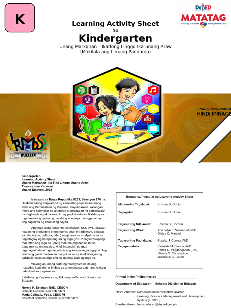 Las Limang Pandama Final | PDF