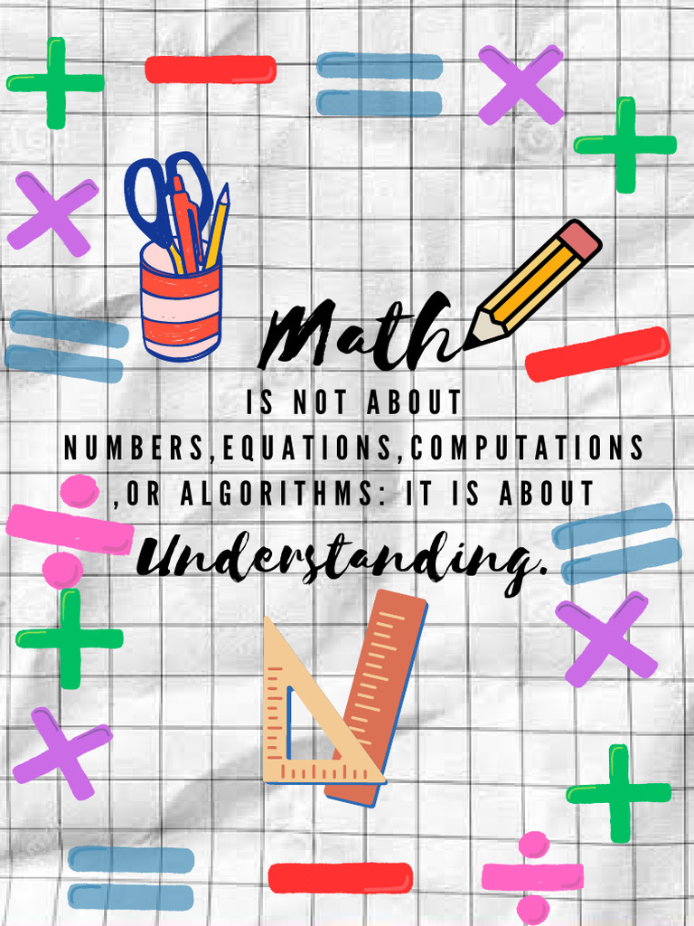 Understanding Math Beyond Numbers | PDF