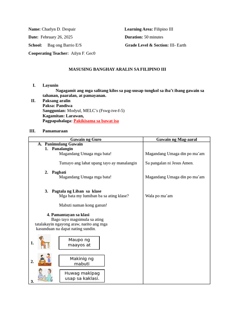 GRADE 3 fil modyul | PDF