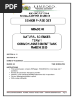 Grade 5 NST Exam Paper 2025 | PDF | Foods | Skeleton
