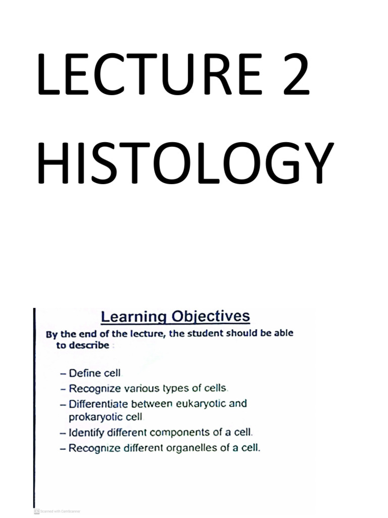 -HISTO-2- CELL INTRODUCTION- STRUCTURE & FUNCTION | PDF