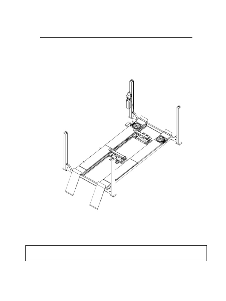 EELR529APKG 12k Four Post Alignment Install Manual | PDF | Elevator | Drill