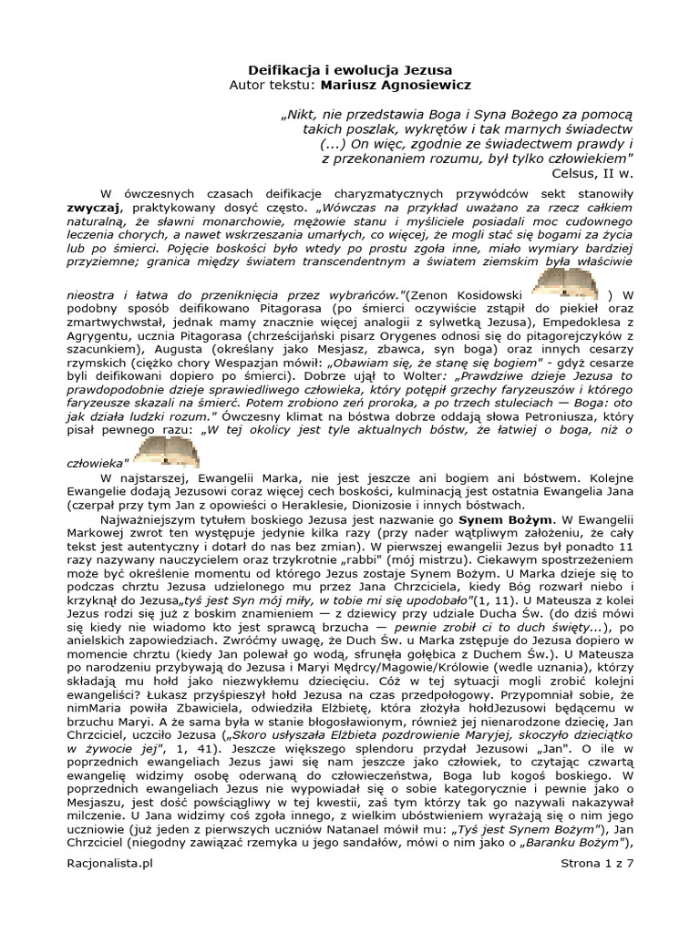 Racjonalista 472 | PDF