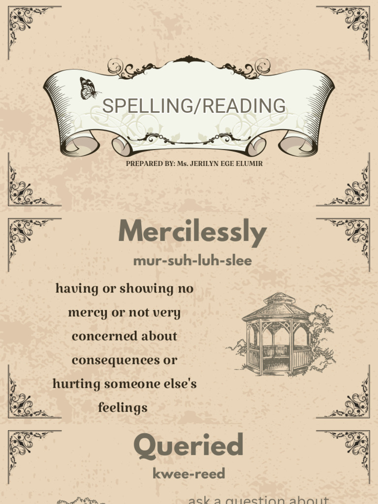Grade 8 Raeg Spellingreading | PDF